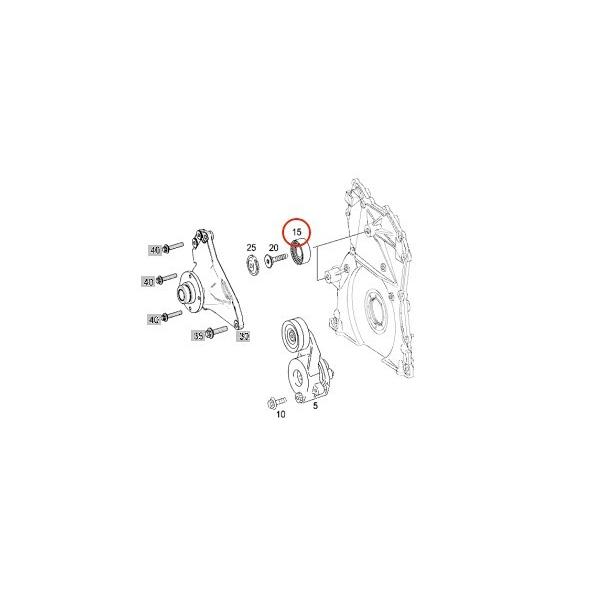 ベンツ W211 W212 E320CDI E350_BlueTEC E63AMG アイドラプーリー/アイドルプーリー 1372020119 ...