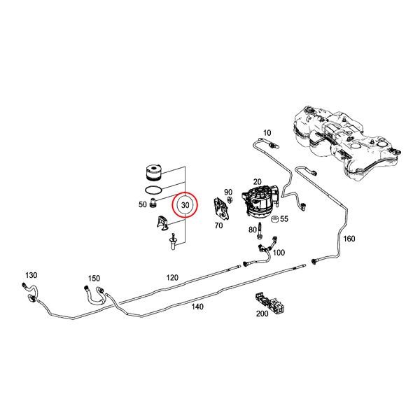 Mercedes-Benz ベンツ C257 CLS220d 燃料フィルター/フューエルフィルター 6540920100 : プロテックオート ...