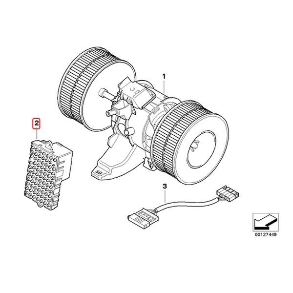 BMW E60 E61 ブロアレジスター 67636988452 67326948422 67326937774 67326932438 ...