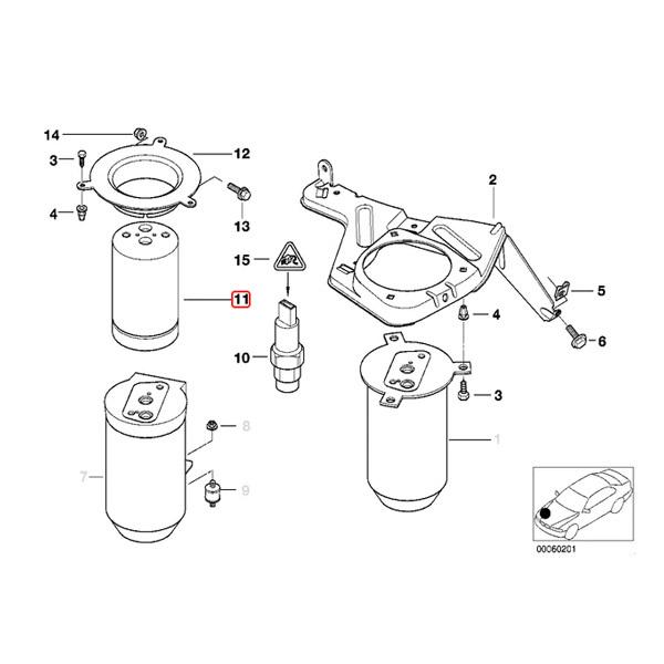 BMW 純正OEM ACM製 E38 E39 735i 740i 750iL L7 525i 528i 530i 540i M5 AC ...