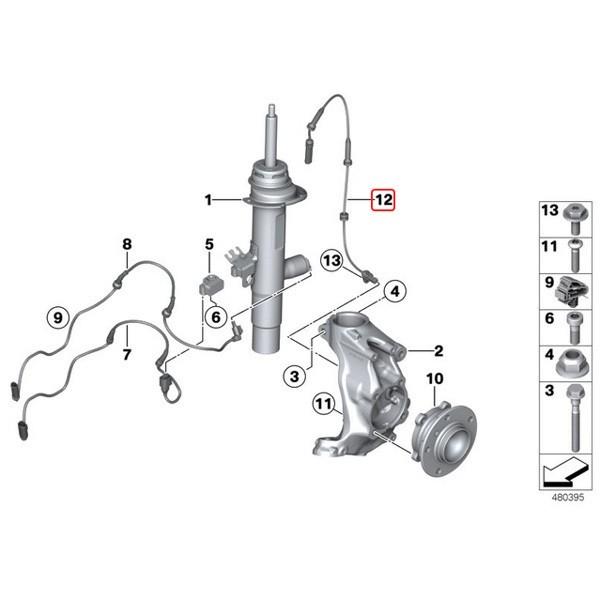 純正OEM ATE製 BMW F30 F31 F34 320d 320i 328i 330e 330i 335i 340i ...