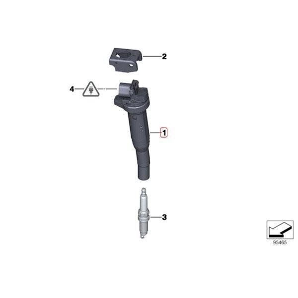 BOSCH（DIY、工具） BOSCH製 BMW E46 E90 E91 E92 E39 E60 E61 E65 E66 E63 E64 イグニッションコイル 12137594937 ...