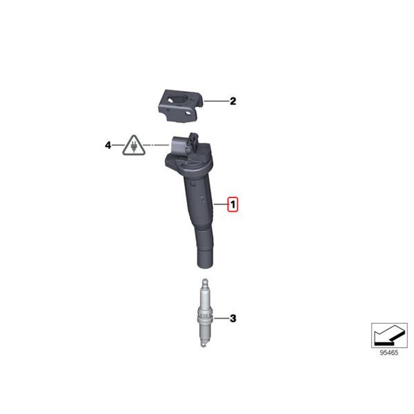 BOSCH（DIY、工具） 純正OEM BOSCH製 BMW E90 E91 E92 320i 325i イグニッションコイル ...