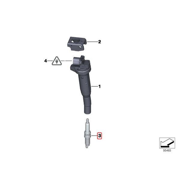 純正OEM BOSCH製 BMW F22 F23 F12 F13 220i 650i ダブルプラチナ スパークプラグ 12120039664 ...