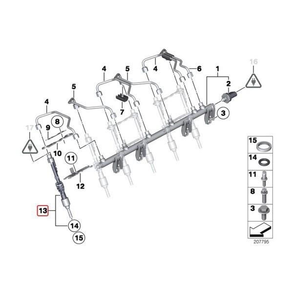 純正OEM BOSCH製 BMW X5/E70 X6/E71 xDrive35i インジェクター/インジェクションノズル N55 エンジン用 ...
