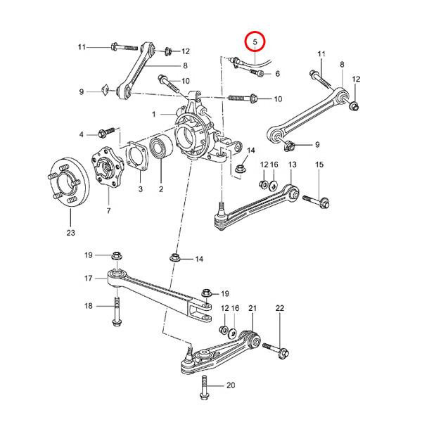 PORSCHE BOSCH製 Porsche ポルシェ 911 996型 1997〜2005年式 ABSセンサー/スピードセンサー 前後左右 ...