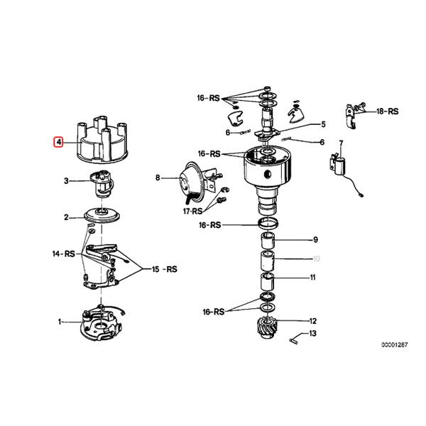 BOSCH（ボッシュ） 純正OEM BOSCH BMW 1500-2000CS 1500 1600 1800 1800ti 1800tiSA ...