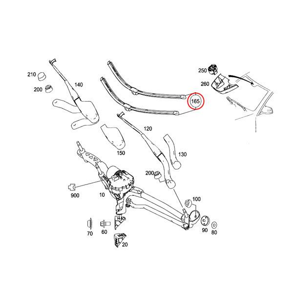 BOSCH（DIY、工具） BOSCH製 ベンツ W204 C63AMG エアロワイパーブレード/エアロツインワイパー 左右セット 左ハンドル ...