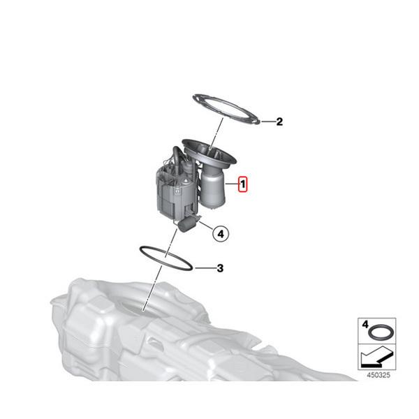 純正OEM BOSCH製 BMW F31 320d 燃料ポンプ/フューエルポンプ 16117243972 :BOSCH-0580204018 ...
