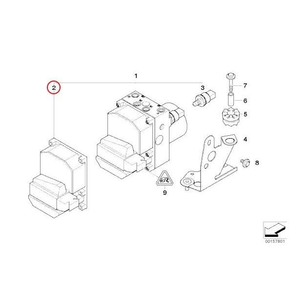 BOSCH（DIY、工具） BOSCH製 BMW E39 ABSコントロールユニット DSC 34522285051 34526769862 ...