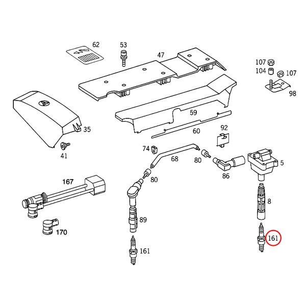 BOSCH（ボッシュ） 純正OEM BOSCH ベンツ W140 W210 300SE S280S320E230 スパークプラグ ...