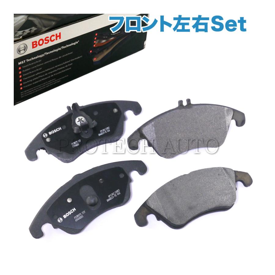 BOSCH（DIY、工具） BOSCH QuietCast ベンツ R172 W218 フロント ブレーキパッド/ディスクパッド 左右セット ...