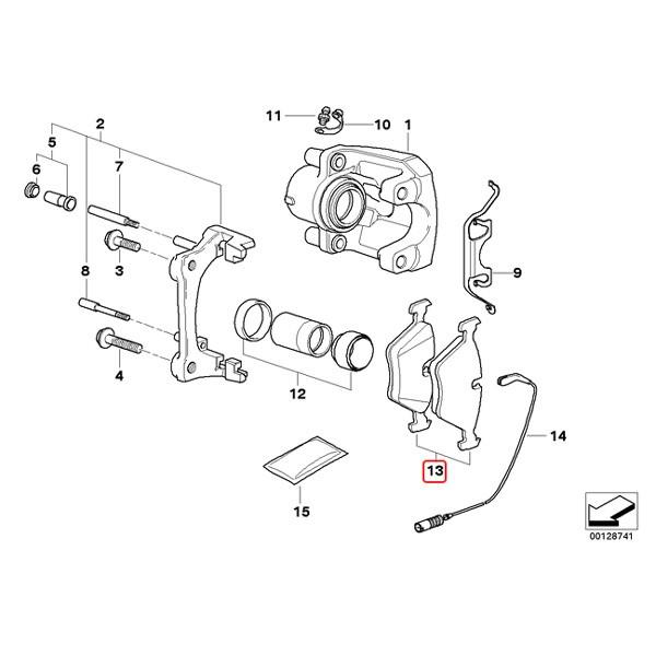Brembo製 BMW E65 E66 フロント ブレーキパッド 左右 34116794915 34112283865 34116794916 ...