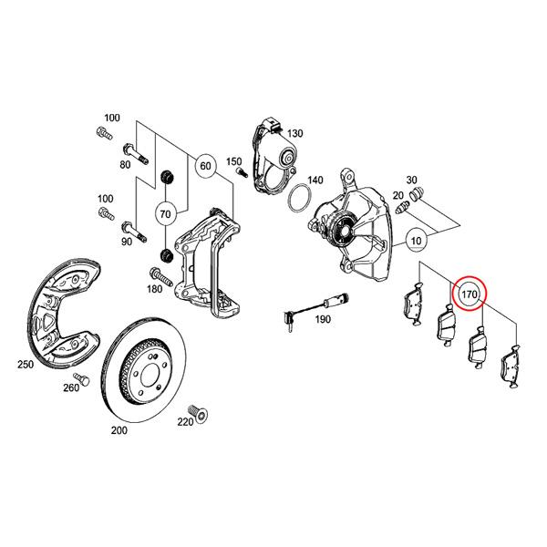 brembo Brembo製 ベンツ S205 C205 A205 W213 S213 C63S E63 E63S リア ブレーキパッド ...