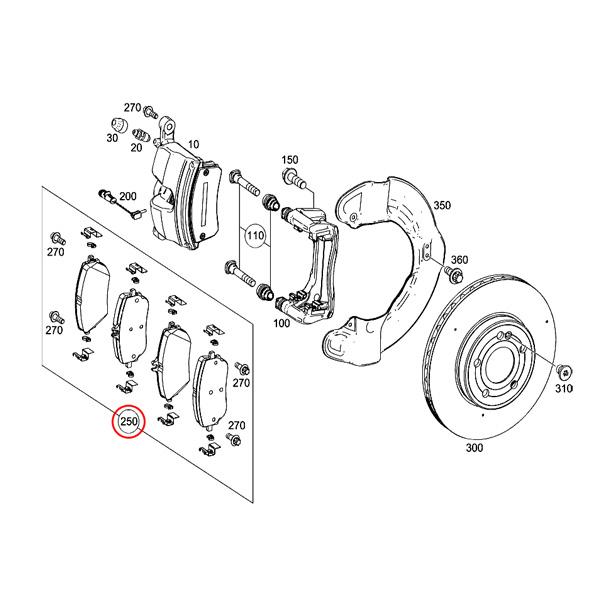 brembo Brembo製 ベンツ C118 X118 CLA180 CLA250 CLA200d フロント ブレーキパッド 左右セット ...