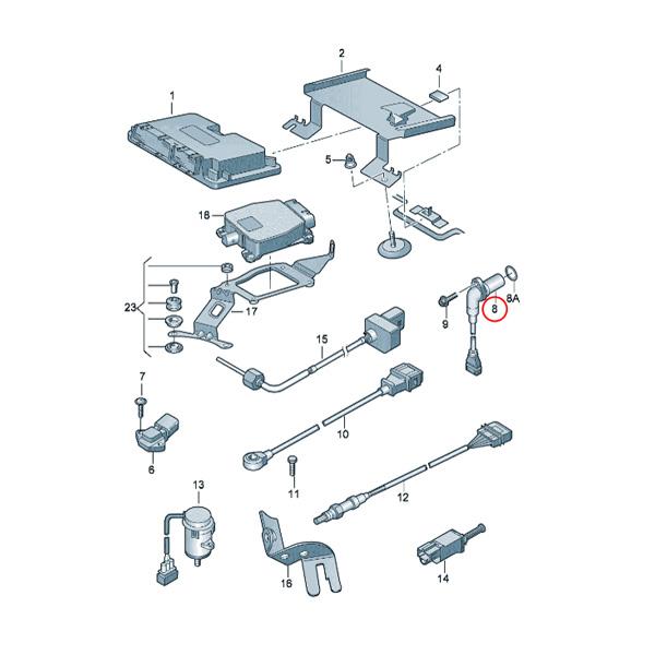 フォルクスワーゲン BREMI製 VW PASSAT CC パサート 3C/B6 357/B6 クランクセンサー/クランクシャフトセンサー ...