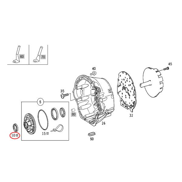 Mercedes-Benz 全国送料200円 純正OEM CORTECO製 ベンツ W169 W245 W204 W203 W202 AT ...