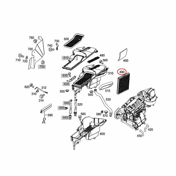 Mercedes-Benz CORTECO製 ベンツ R230 W463 エアコンフィルター 活性炭入り 2枚 2308300418 ...