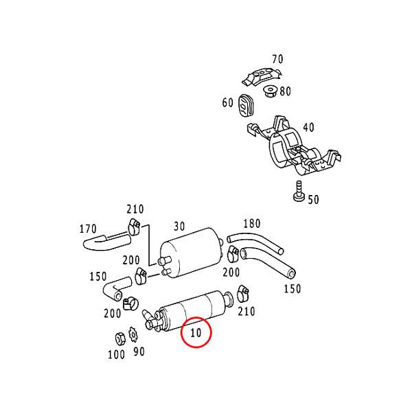 Mercedes-Benz DELPHI ベンツ W124 W210 280E 320E 400E E240 E280 E320 E400 ...