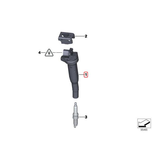 BMW 純正OEM DELPHI製 E39 E60 E61 525i 530i 540i 545i 550i イグニッションコイル ...