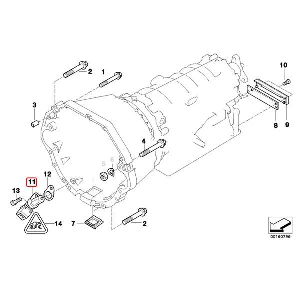 BMW 純正OEM DELPHI製 E38 E39 E60 E90 E92 E63 E64 E31 クランク角センサー/クランクセンサー/クランクシャフトセンサー 13627839138 ...