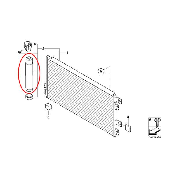 MINI 純正OEM DENSO製 BMW ミニ R50 クーパー Cooper ワン One 1.6i AC/エアコン レシーバードライヤー ...