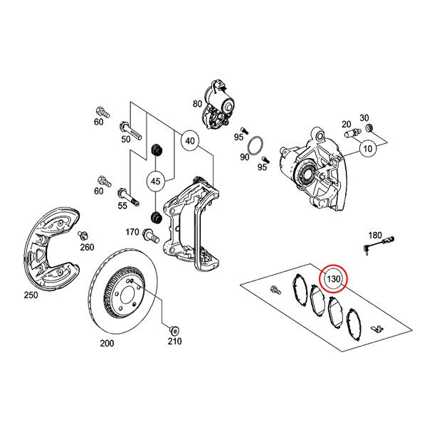 Mercedes-Benz DFC製 ベンツ W463 G63 リア/リヤ ブレーキパッド/ディスクパッド 左右セット 5000 ...