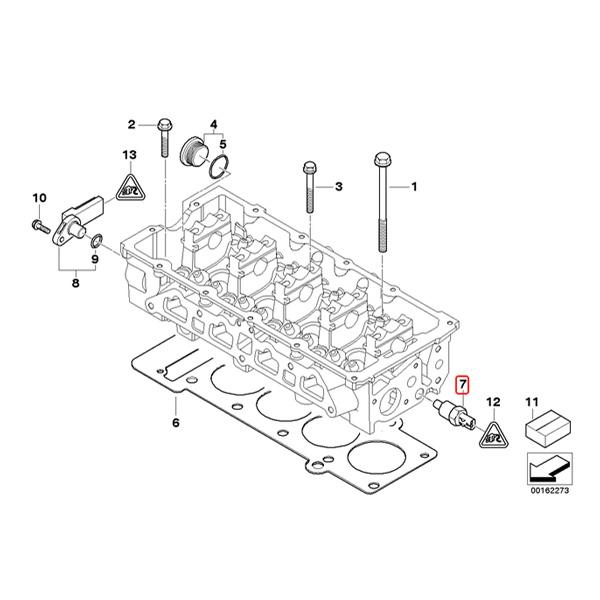 MINI febi bilstein製 BMW ミニ R53 クーパーS CooperS 水温センサー/テンプセンサー 13621486698 ...