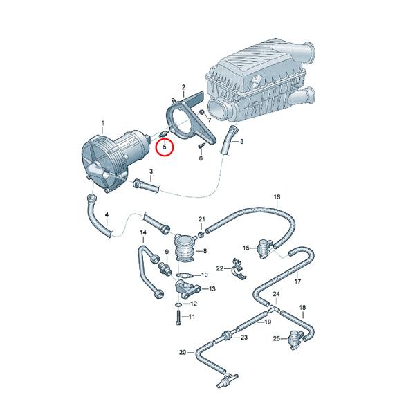 Audi febi bilstein製 AUDI アウディ A4 8E/B6 2000〜2004年式 エアーポンプ/エアポンプ ラバーマウント ...