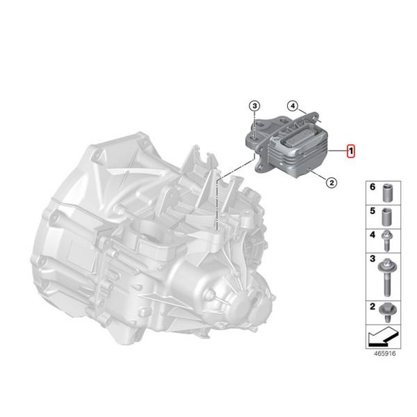 BMW febi bilstein製 F40 118d 118i ATマウント/オートママウント/ミッションマウント 22316853453 ...