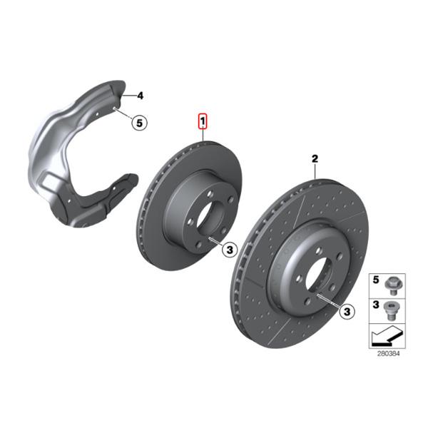 BMW FREMAX製 F30 F31 328i 330i フロント ブレーキディスク/ブレーキローター 左右セット 34116792221 ...