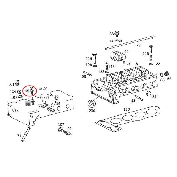 Mercedes-Benz 純正OEM HELLA製 ベンツ R129 C140 W463 500SL SL500 SL600 CL500 ...