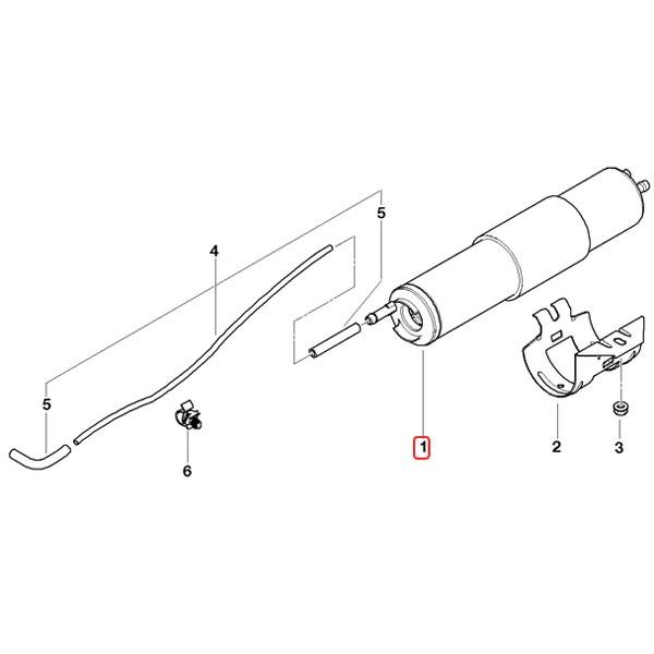 BMW 純正OEM Hengst製 E46 Z3/E36 フューエルフィルター 13327512019 318i 320i 325i 330i ...