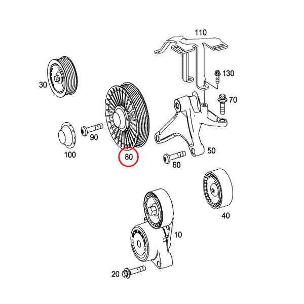Mercedes-Benz 純正OEM INA製 ベンツ W205 R231 W216 C200 C250 SL550 CL550 アイドル ...