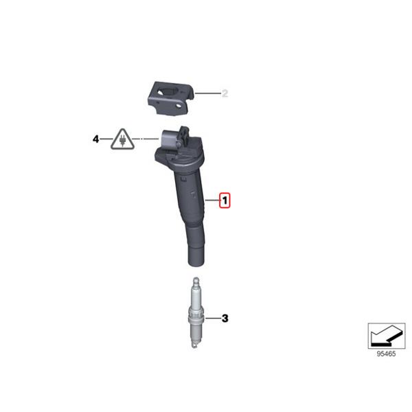 BMW Intermotor製 E92 クーペ M3 イグニッションコイル S65 エンジン用 12137838388 12137841754 ...