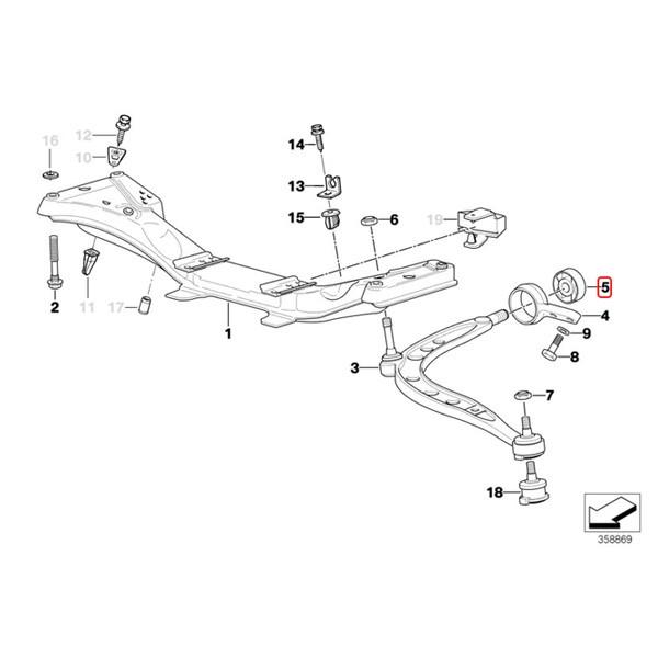 BMW 純正OEM LEMFORDER製 BMW E30 320i 325i 318i M3 フロント ロアアームブッシュ 左右 ...