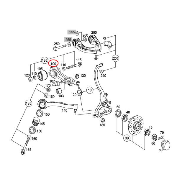 純正OEM LEMFORDER製 ベンツ W211 E350 E500 E550 E55AMG E63AMG フロント ロアアーム ...