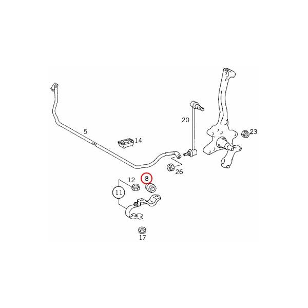 Mercedes-Benz 純正OEM LEMFORDER製 ベンツ Eクラス W210 E230 E320 E400 フロント ...