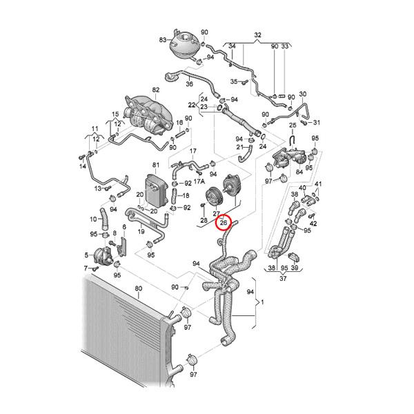 Audi MAGNETI MARELLI製 AUDI A1 8X 2011年式〜 ウォーターポンプ 03C121004 03C121004C ...