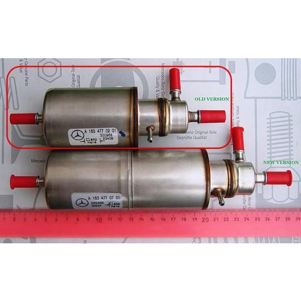 純正OEM MAHLE製 ベンツ Mクラス W163 ML320 ML430 ML55AMG 燃料フィルター/フューエルフィルター ...
