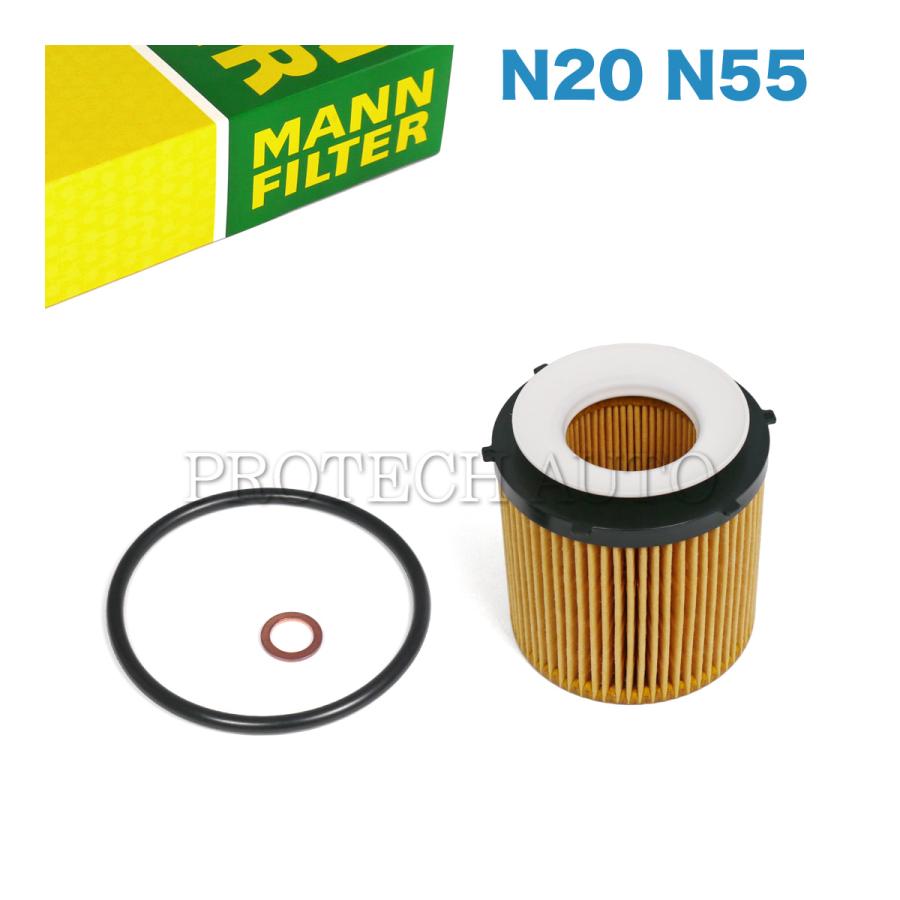 BMW 純正OEM MANN製 BMW X1/E84 xDrive20i xDrive28i エンジンオイルフィルター/エンジンオイル ...