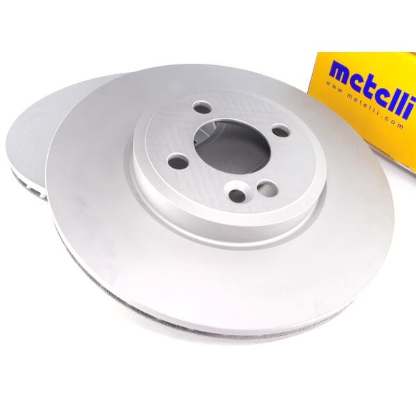 metelli製 BMW MINI R56R57R55R58R59 フロント ブレーキローター/ブレーキディスク 左右 防錆 ...