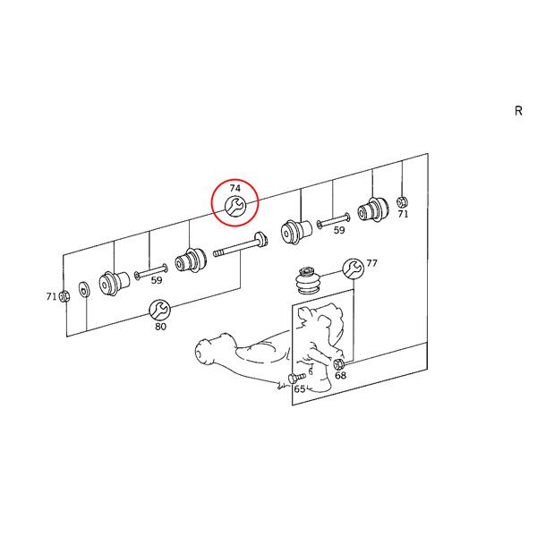 MEYLE製 ベンツ W124 E320 E400 E500 220TE 230TE 300TE 320TE 300CE 320CE フロント ...