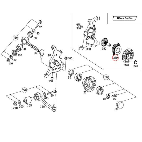 MEYLE ベンツ W211 W212 リア/リヤ ホイールハブベアリング 片側 2119810227 E240 E250 E280 E300 E320 E350 E400 E500 E550 ...
