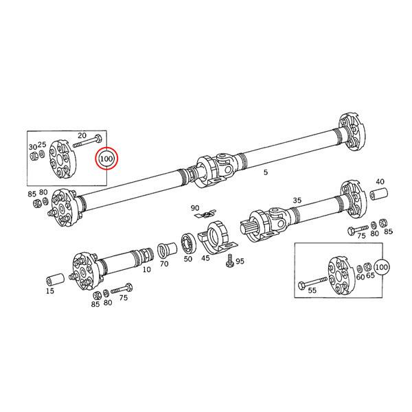 MEYLE ベンツ R129 R230 R170 R171 W215 SL350 SL500 SLK32AMG SLK350 CL500 ...