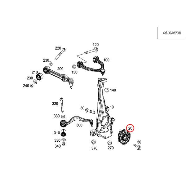 Mercedes-Benz MEYLE製 ベンツ W205 S205 C257 C200 C43AMG CLS450 フロント ホイールハブ ...