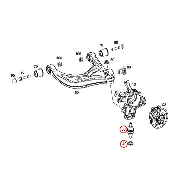 Mercedes-Benz MEYLE製 ベンツ W167 GLE350 GLE450 GLE580 GLE53AMG GLE63AMG ロア ...
