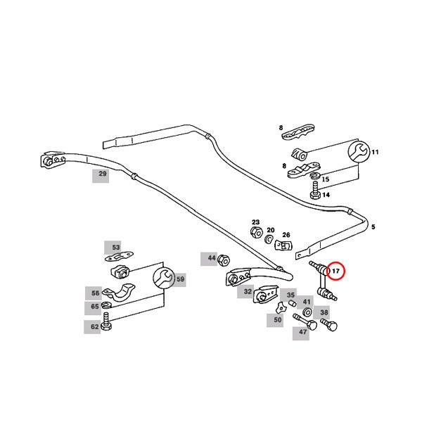 Mercedes-Benz（メルセデス・ベンツ） MEYLE製 ベンツ R107 280SLC 350SLC 380SLC 280SL ...