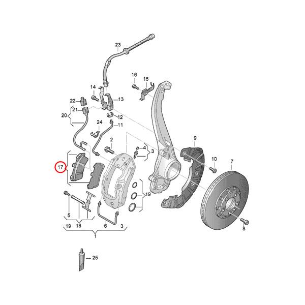 MEYLE製 AUDI Q7 4L 平成18〜27年式 フロント ブレーキパッド PD.ver 4L0698151A 4L0698151B ...