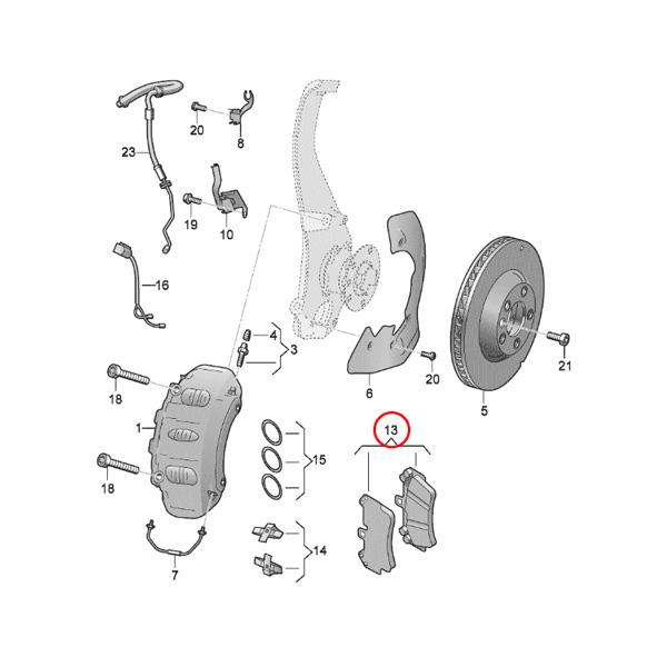 フォルクスワーゲン MEYLE製 VWトゥアレグ 7P 2010〜2018年式 フロント ブレーキパッド 左右 PD.ver ...